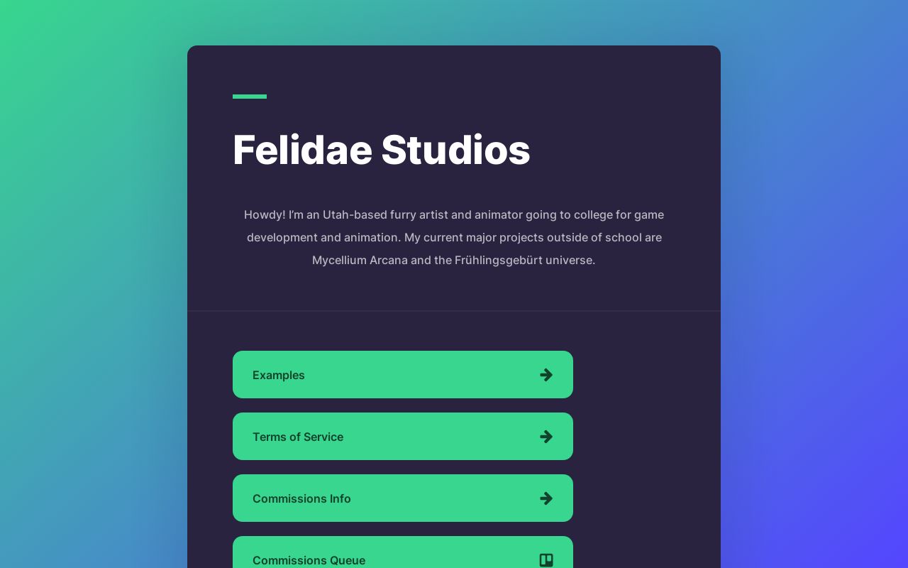 Felidae Studios Art Page
